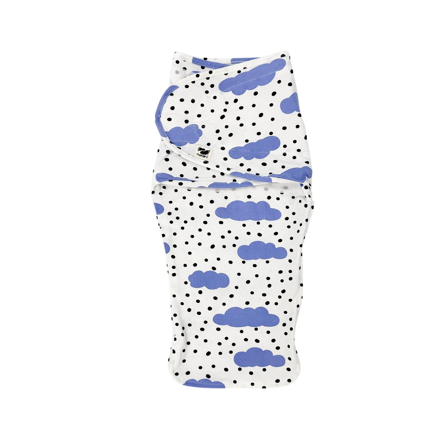 Norani Baby Snugababe Sleep Pod with Arm Inserts - Blue Clouds