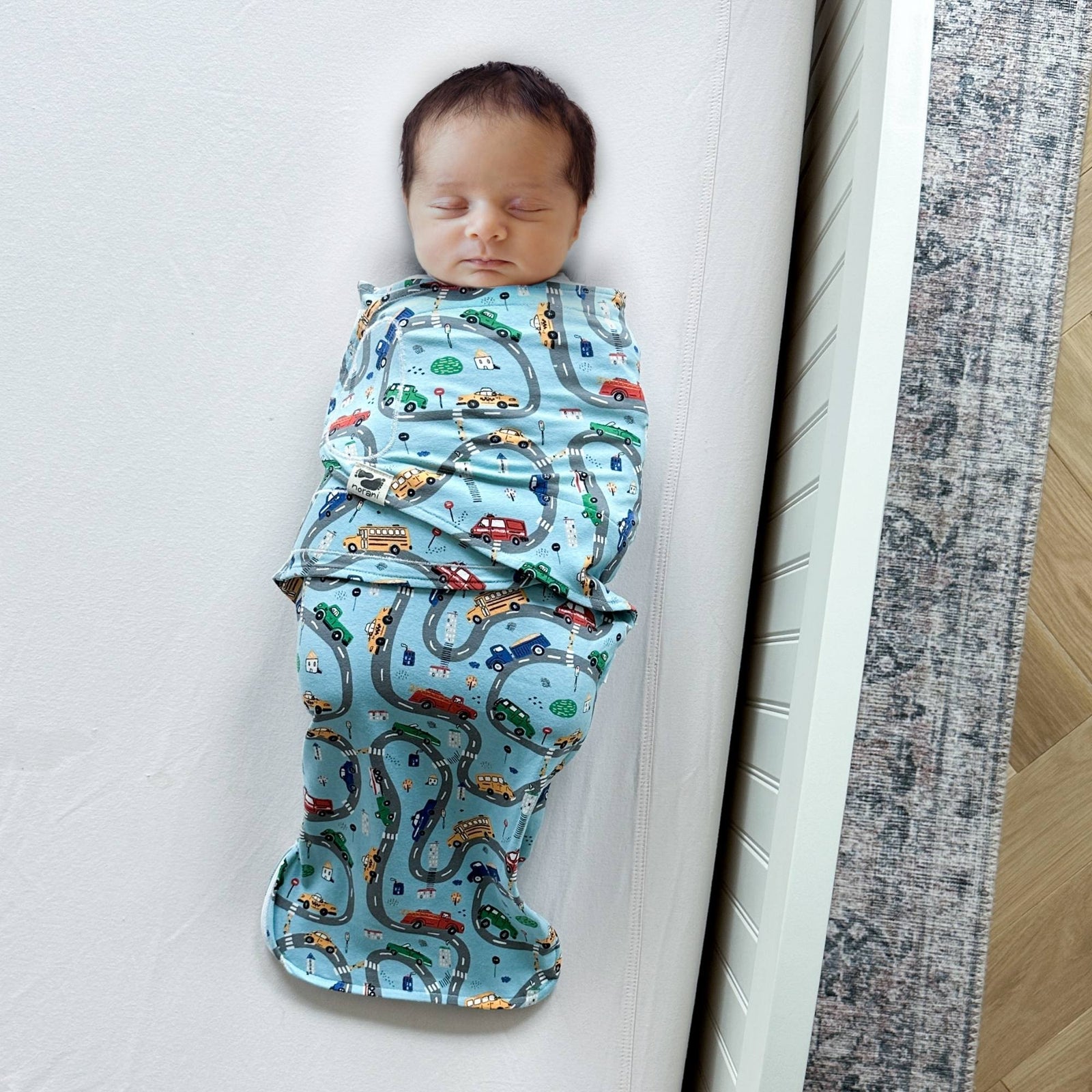 Norani Baby Snugababe Sleep Pod with Arm Inserts - Cars