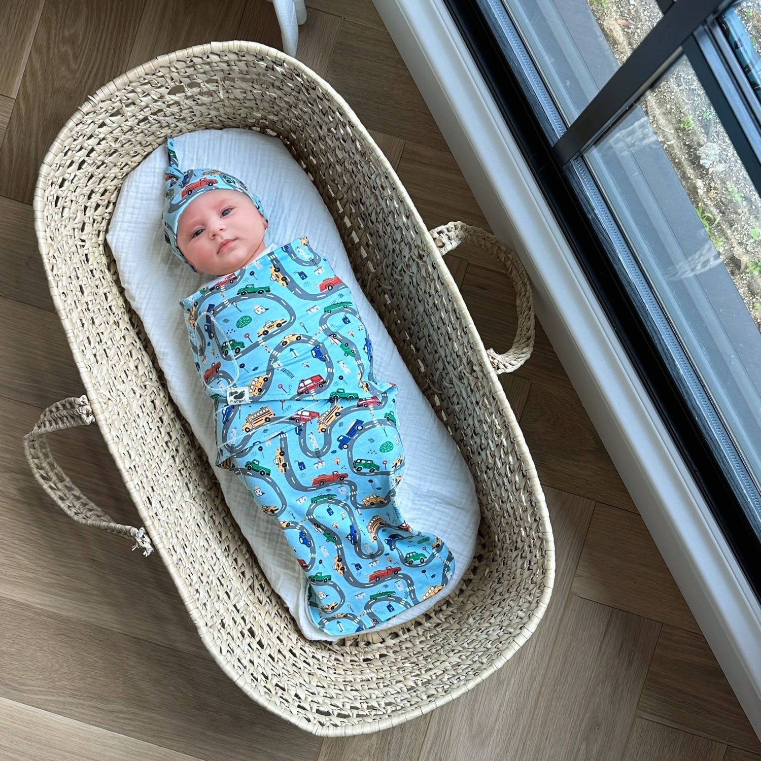 Norani Baby Snugababe Sleep Pod with Arm Inserts - Cars